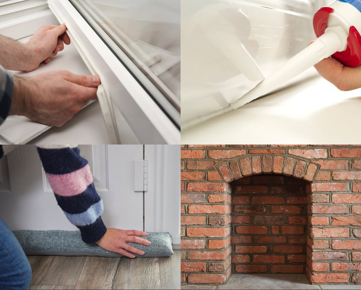 How to stop drafts and keep heat inside your home